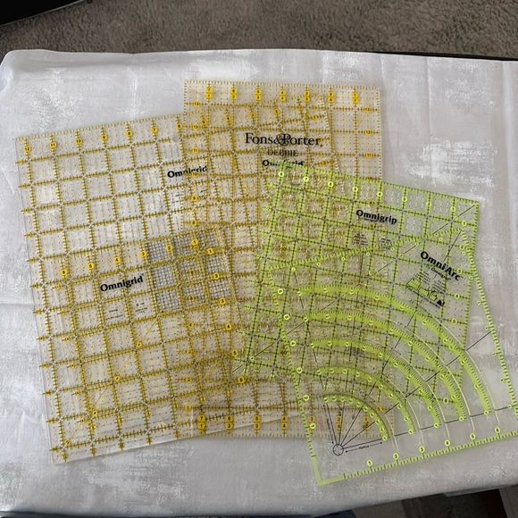 Omnigrid | Other | Set Of 5 Omnigrid Quilting Rulers | Poshmark